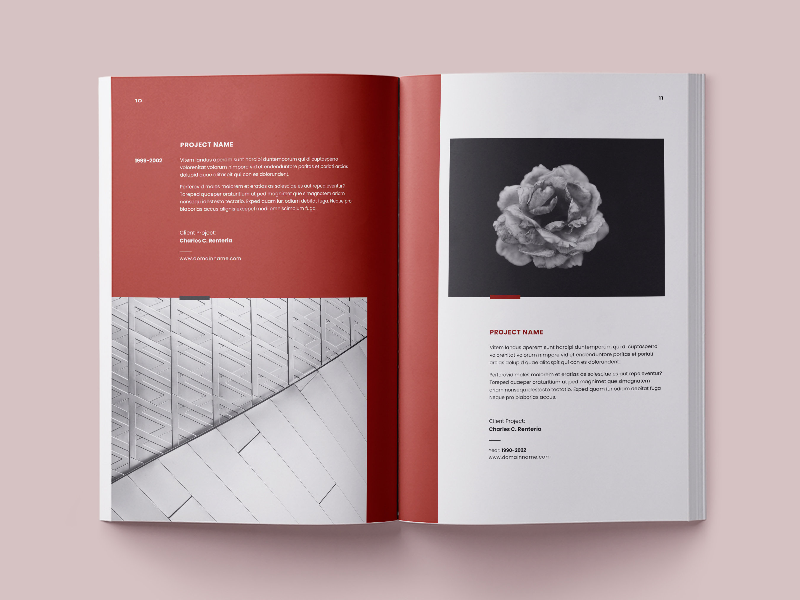 Portfolio Template, MS Word Template, Indesign Template, Brochure ...