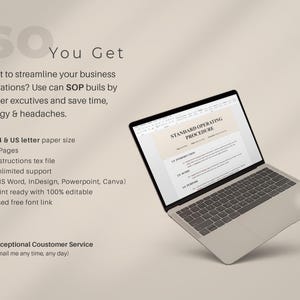 Standard Operating Procedure Template, SOP Template, Business SOP ...