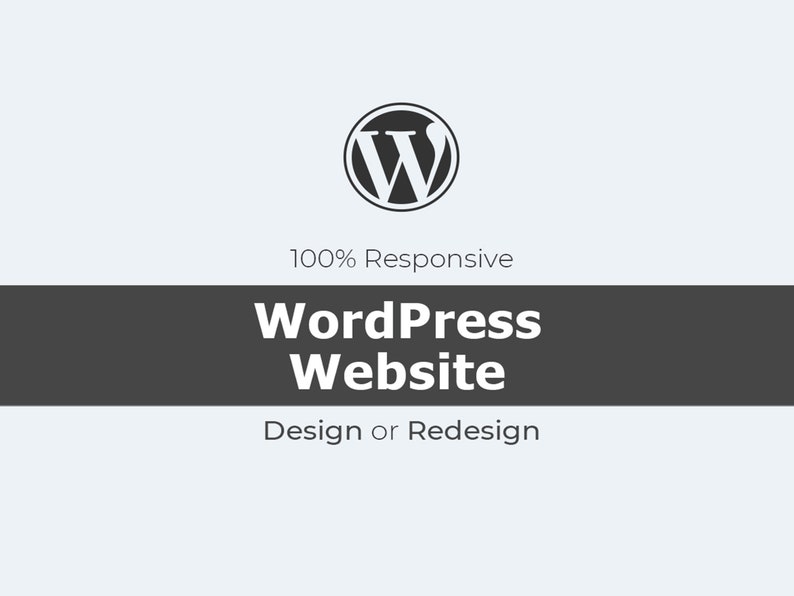 We Will Design and Build Full Functional Responsive Website for Your Business. Wordpress Website ...