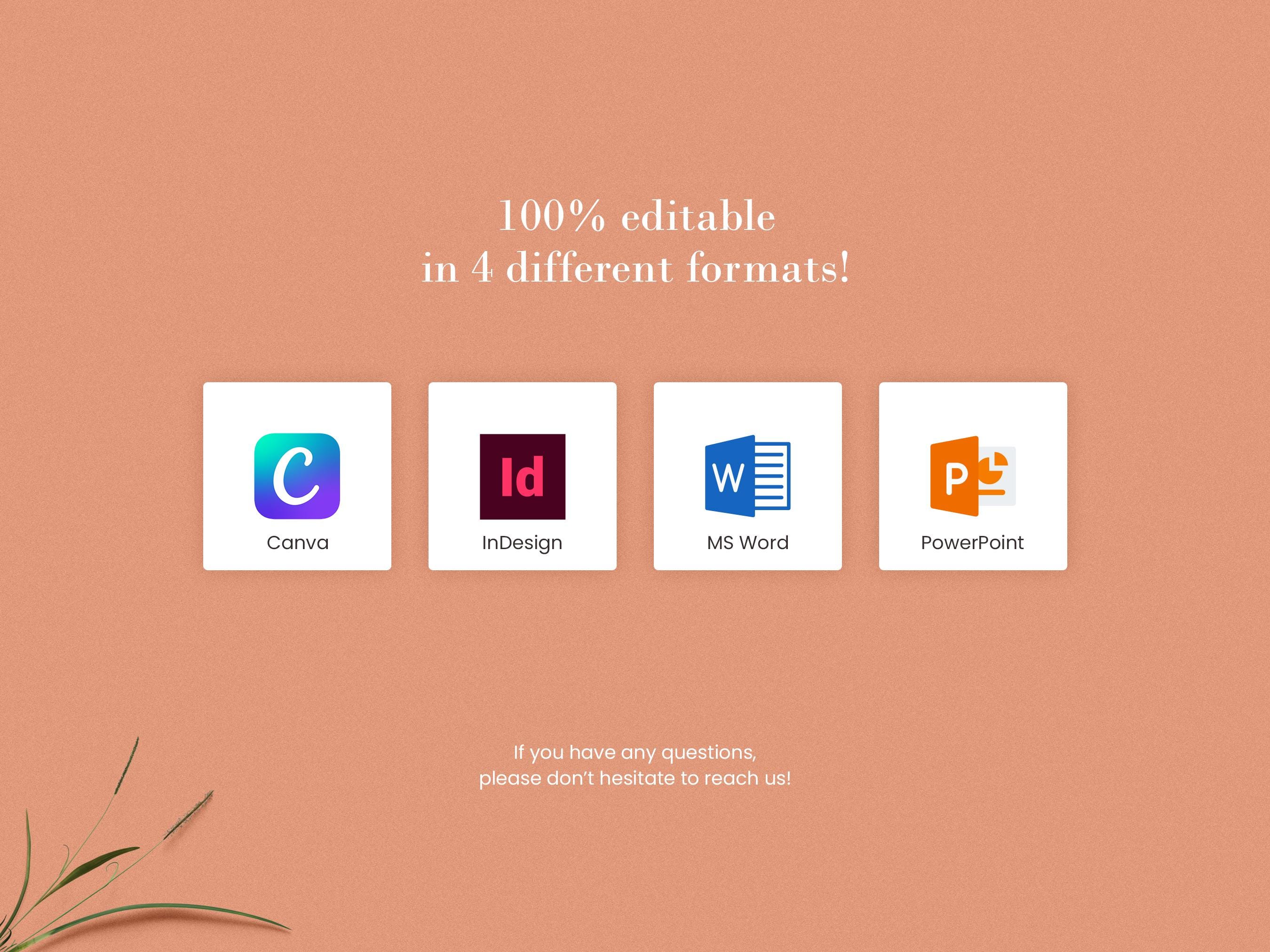 Project Proposal Template: Corporate Business (MS Word, Canva) - Etsy