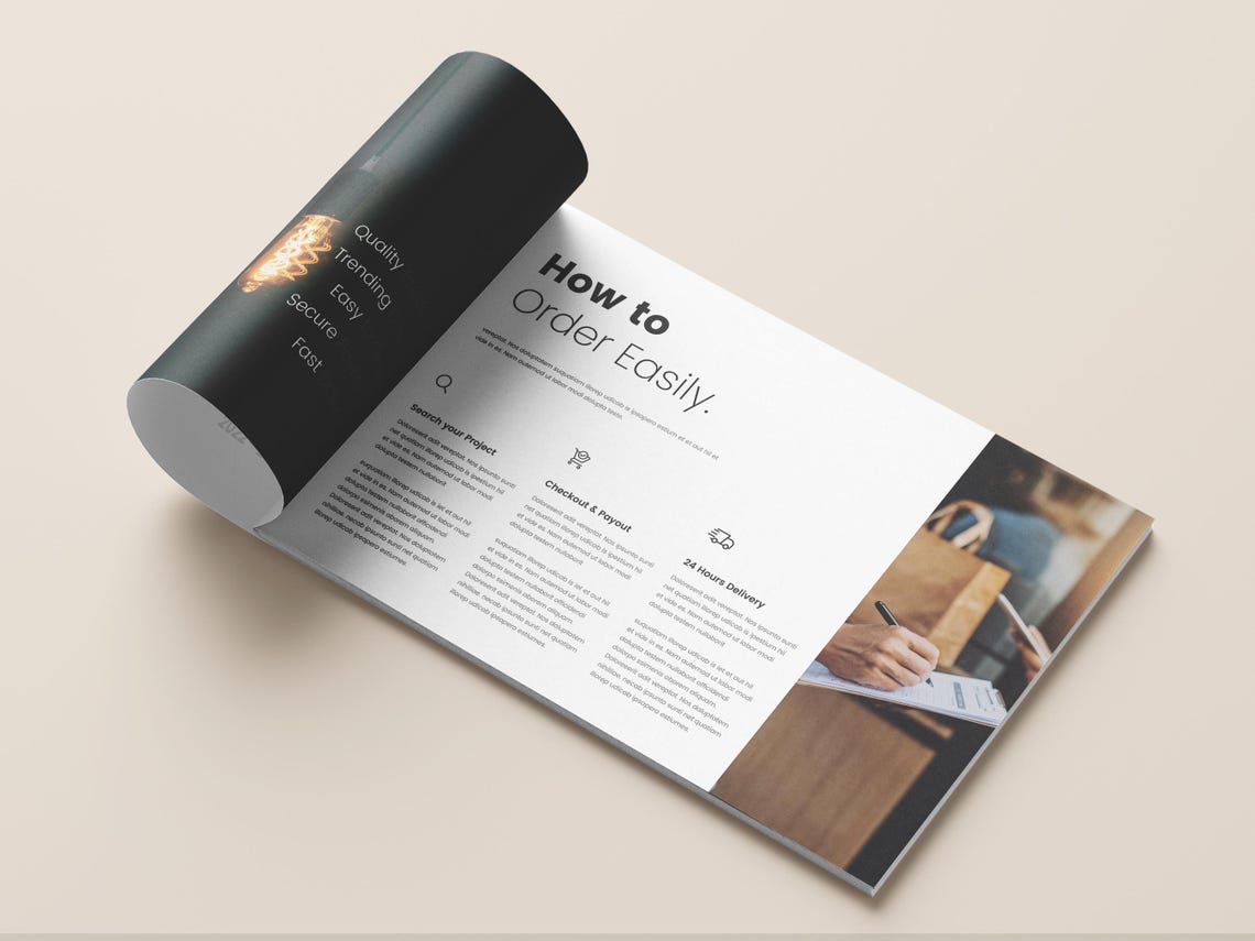 Product Catalog Template: Pricing Guide, Modern Design for Canva ...