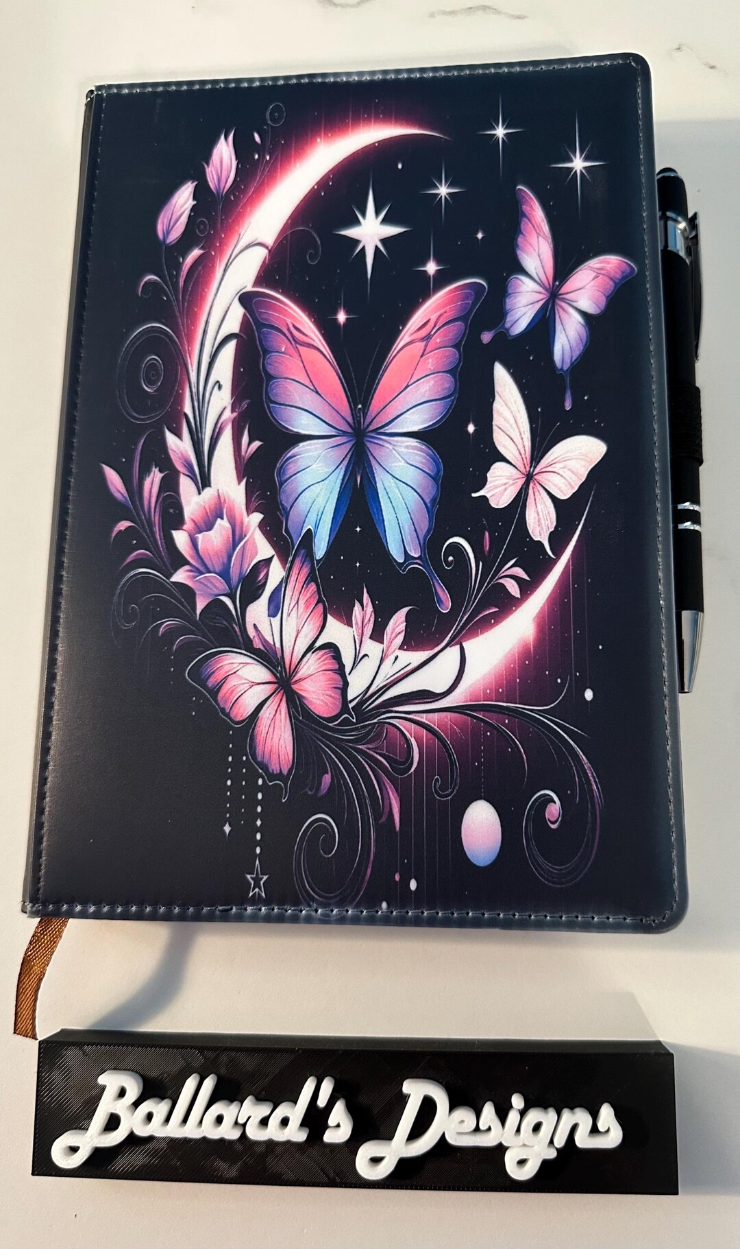 Butterfly Moon Glow A5 Journal/notebook. Reusable Cover. It Will Come ...