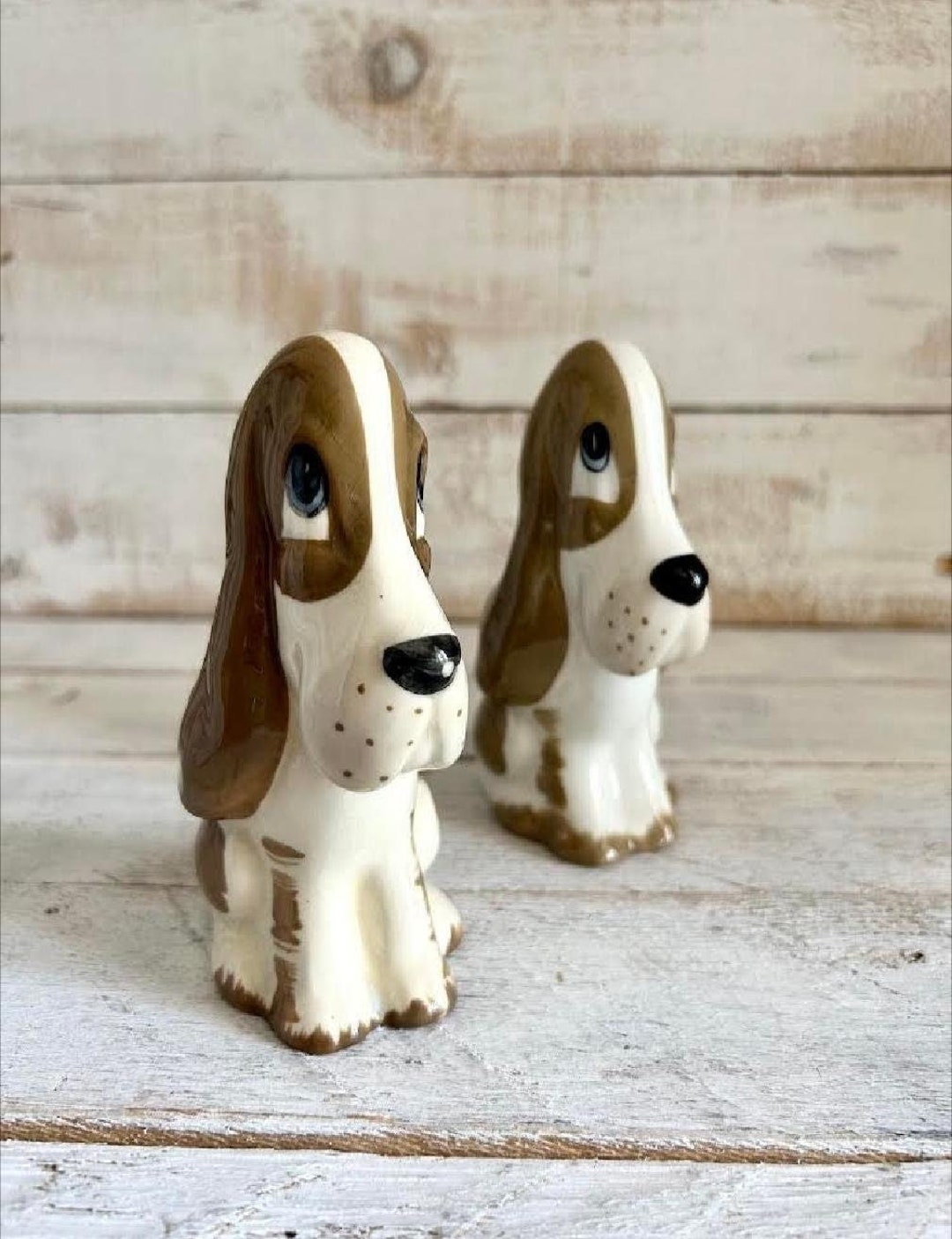 Szeiler Basset Hound Figurine; Vintage Animal Statuette, Retro Kitsch ...