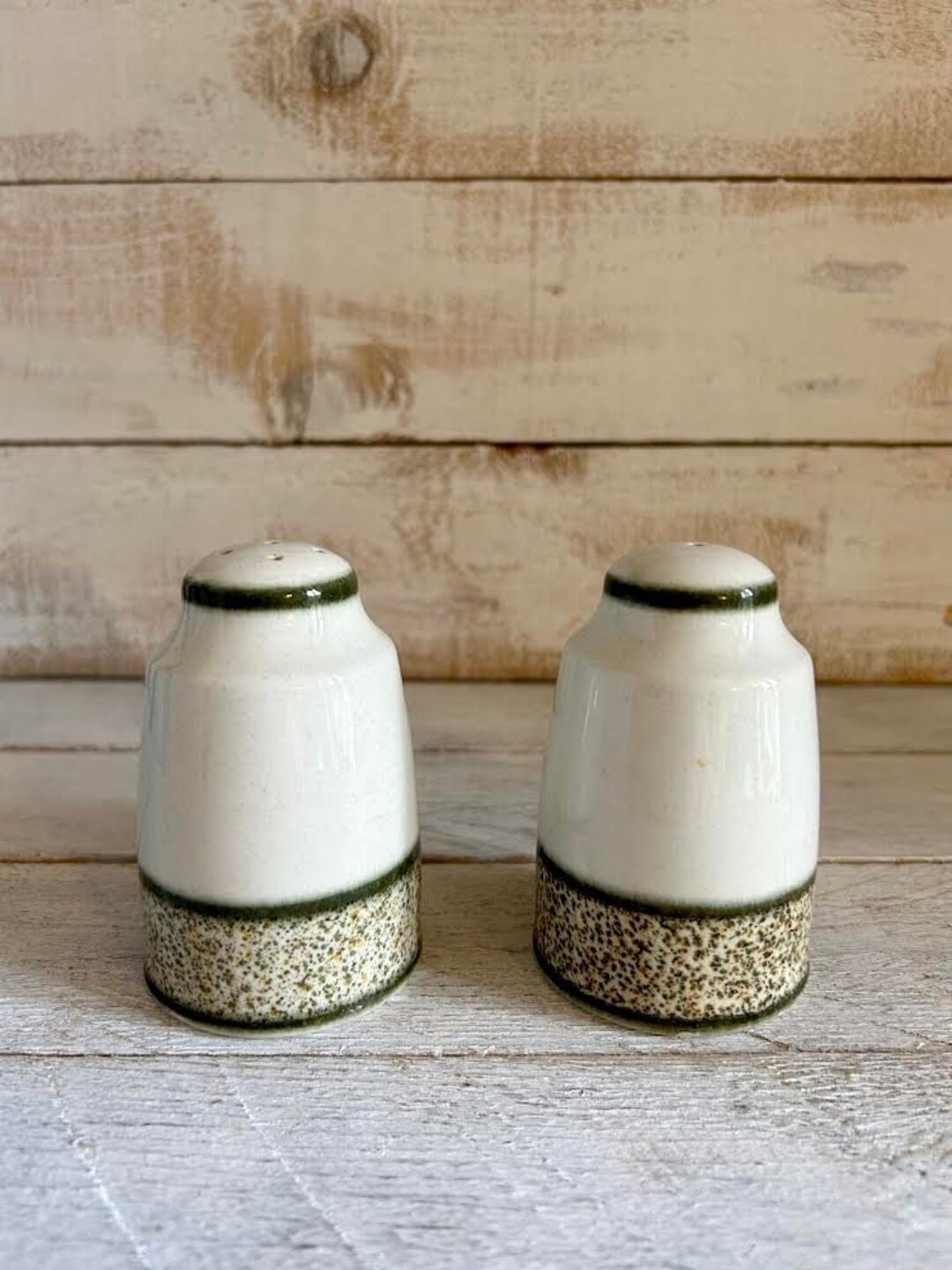 Royal Doulton Steelite country Club Ceramic Salt & Pepper Shakers Retro ...