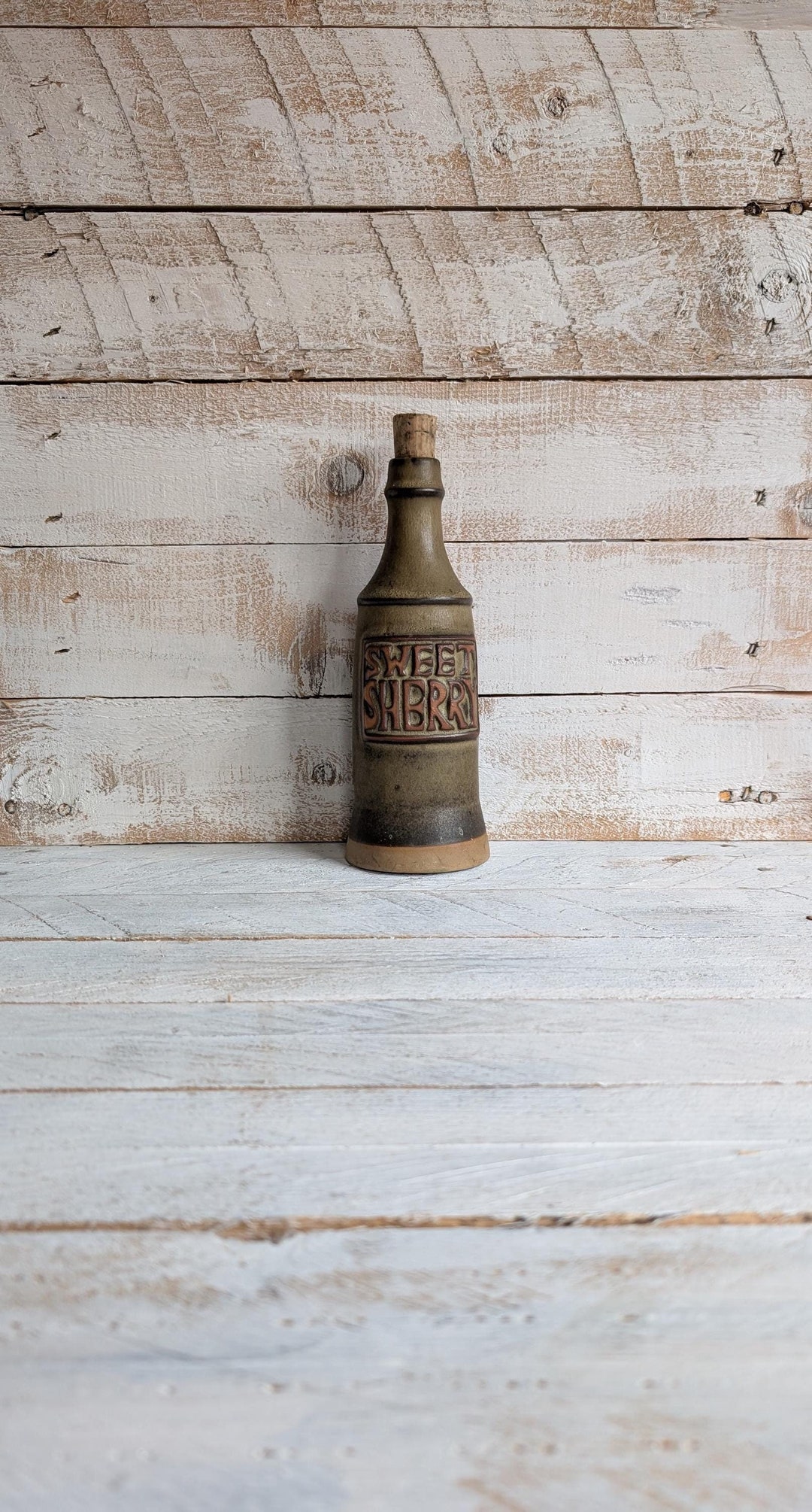 Tremar "sweet Sherry" Stoneware Decanter; Vintage Stoneware Pottery ...