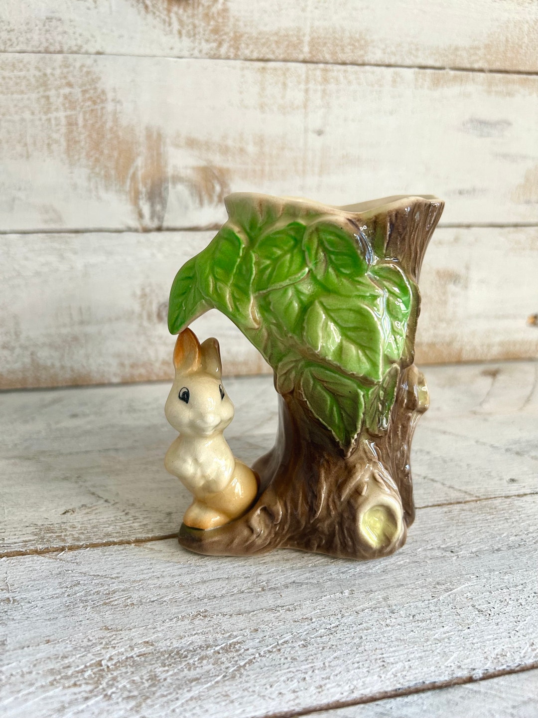 Eastgate Pottery Bunny Vase: Vintage 1960's Kitsch Ceramic Decor - Etsy
