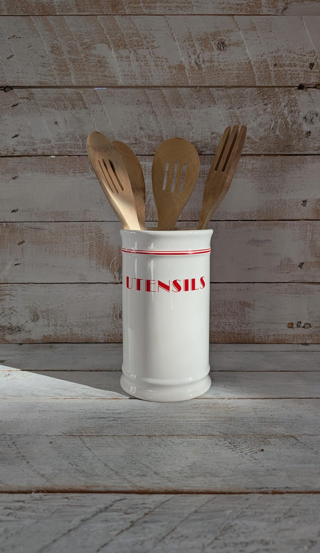 Westfield Art Pottery Utensil Storage Jar; Mid-century Kitchenware, Retro Kitchen Decor, Kitchen ...