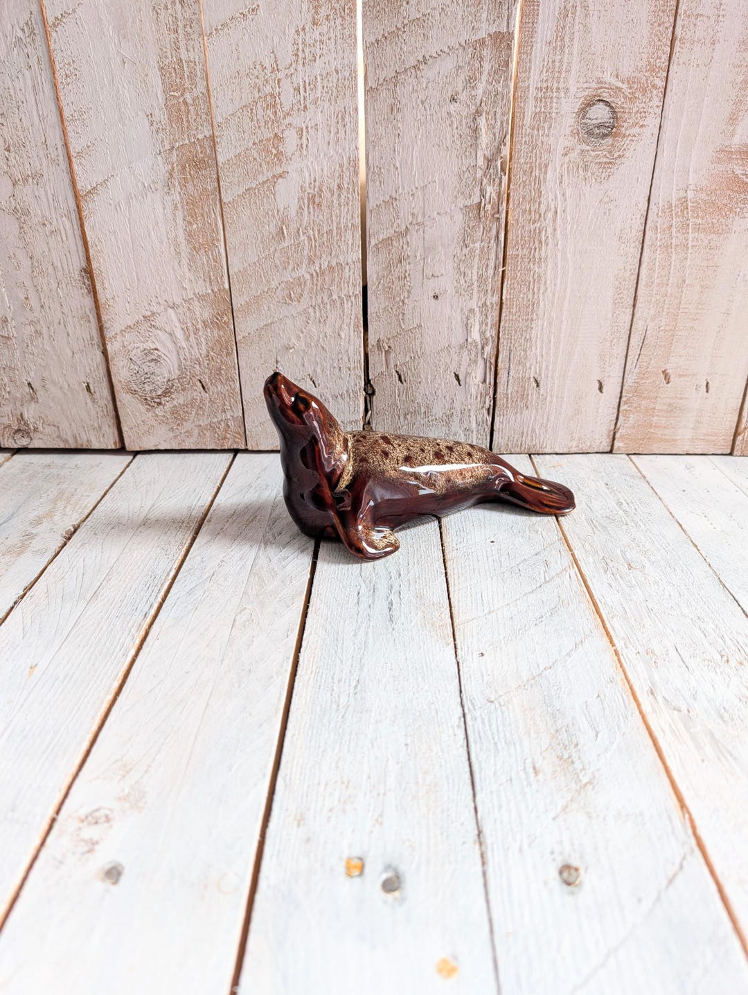 Fosters Pottery Seal Figurine; Ceramic Seal Ornament, Vintage Shelf ...