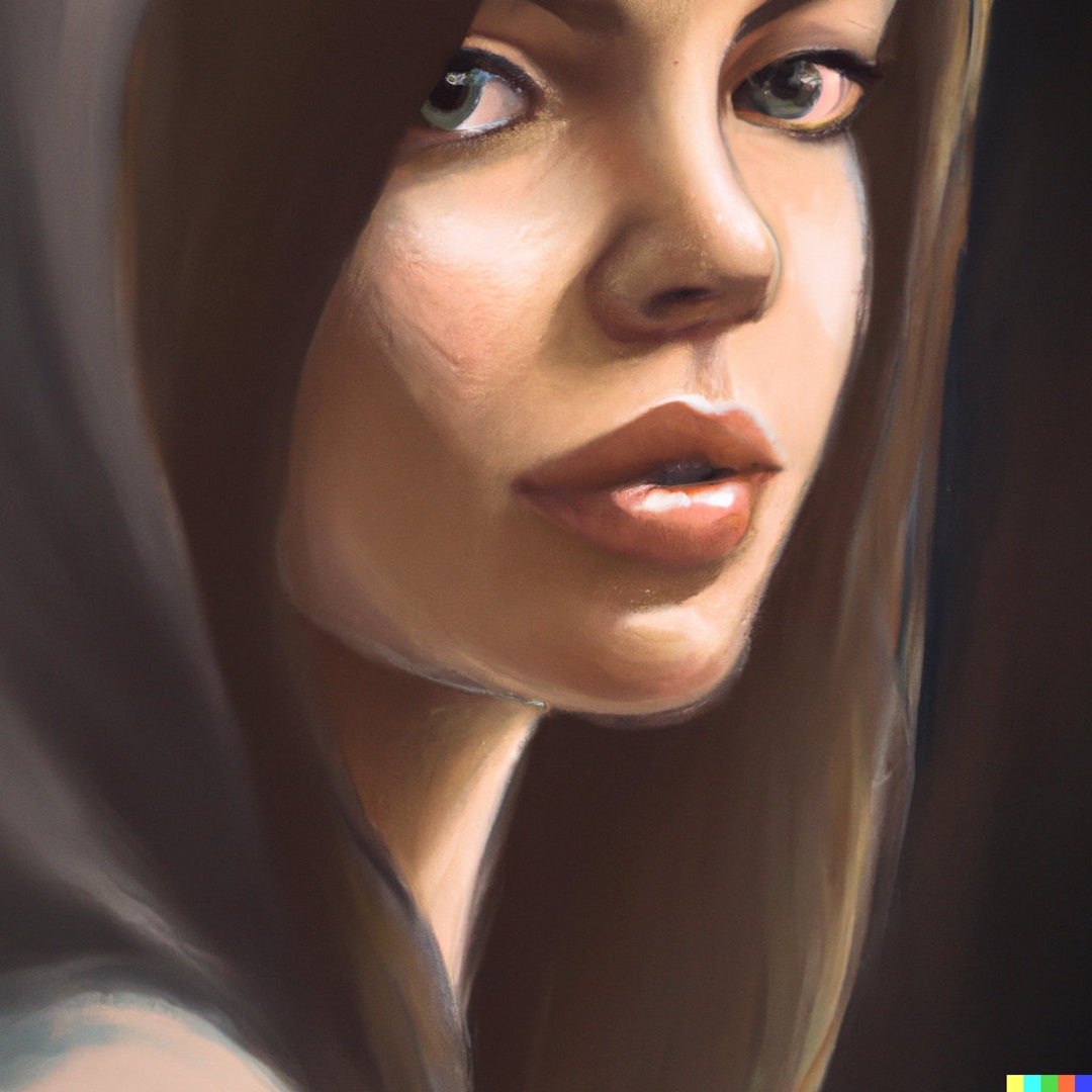 Portrait, Digital Art, Printable, AI Generated, Art Prints, Art Posters ...