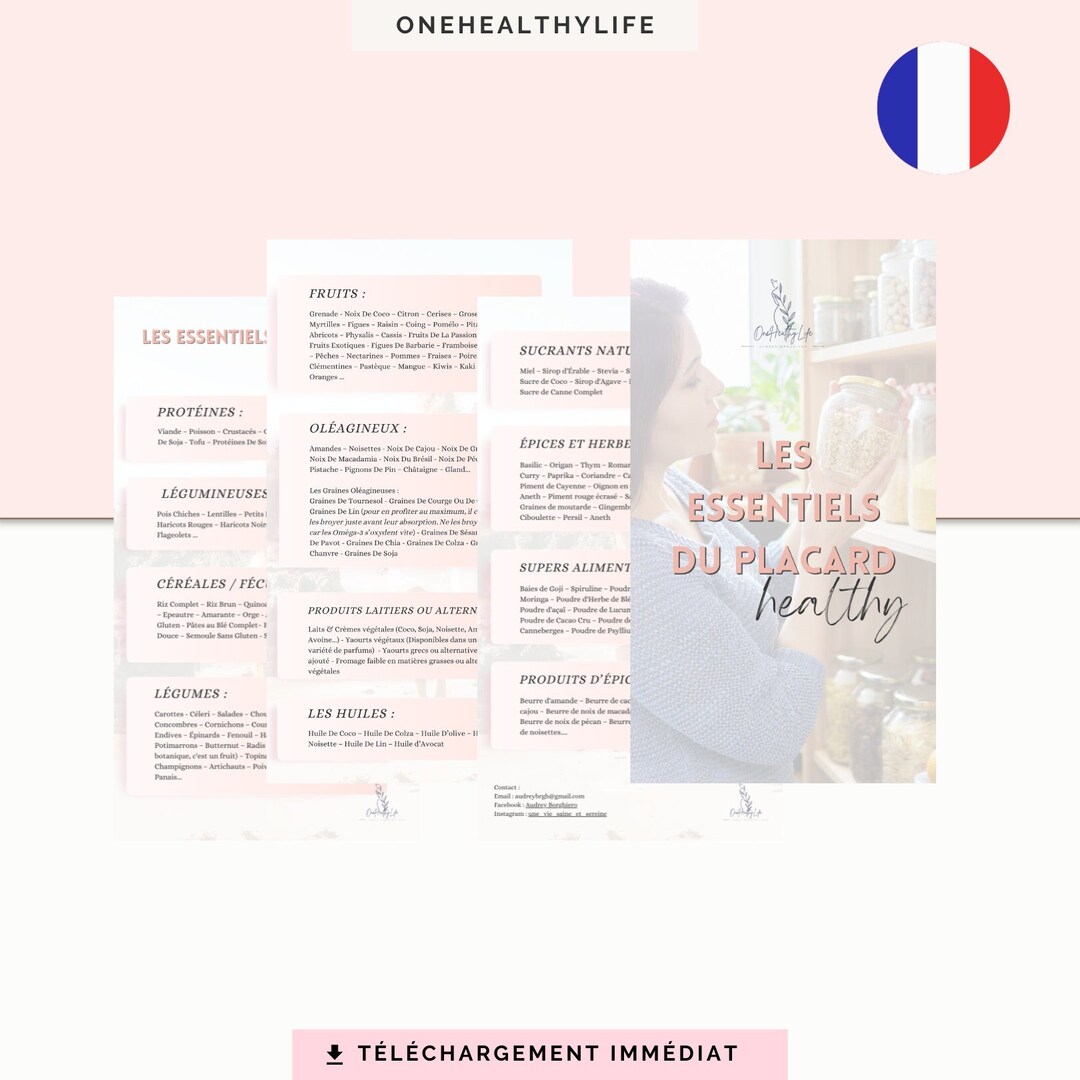 Healthy Cupboard Essentials List of Foods - Etsy