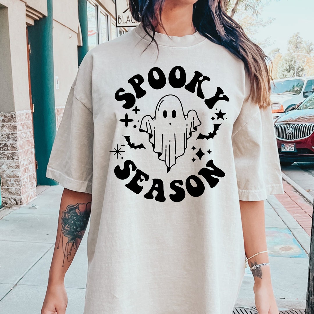 Ghost Vibes Svg, Spooky Svg, Halloween Svg, Spooky Season Svg, Retro ...