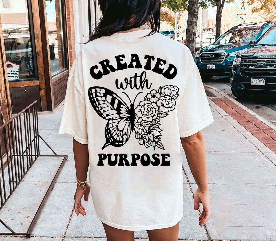 Created With a Purpose SVG, Christian Svg, Self Love Svg, Worthy Svg ...