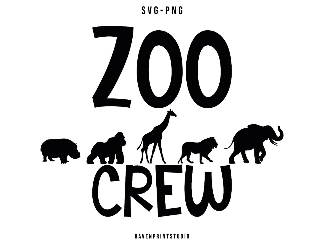 Zoo Crew Svg, Zoo Animals Svg, Zoo Squad Svg, Zoo Matching Shirts Svg ...