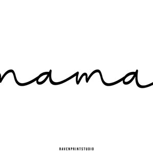 Mama PNG, Mama Cursive PNG, Mama Script PNG, Mom Png, Mama Png, Mama ...