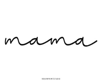Mama PNG, Mama Cursive PNG, Mama Script PNG, Mom Png, Mama Png, Mama ...