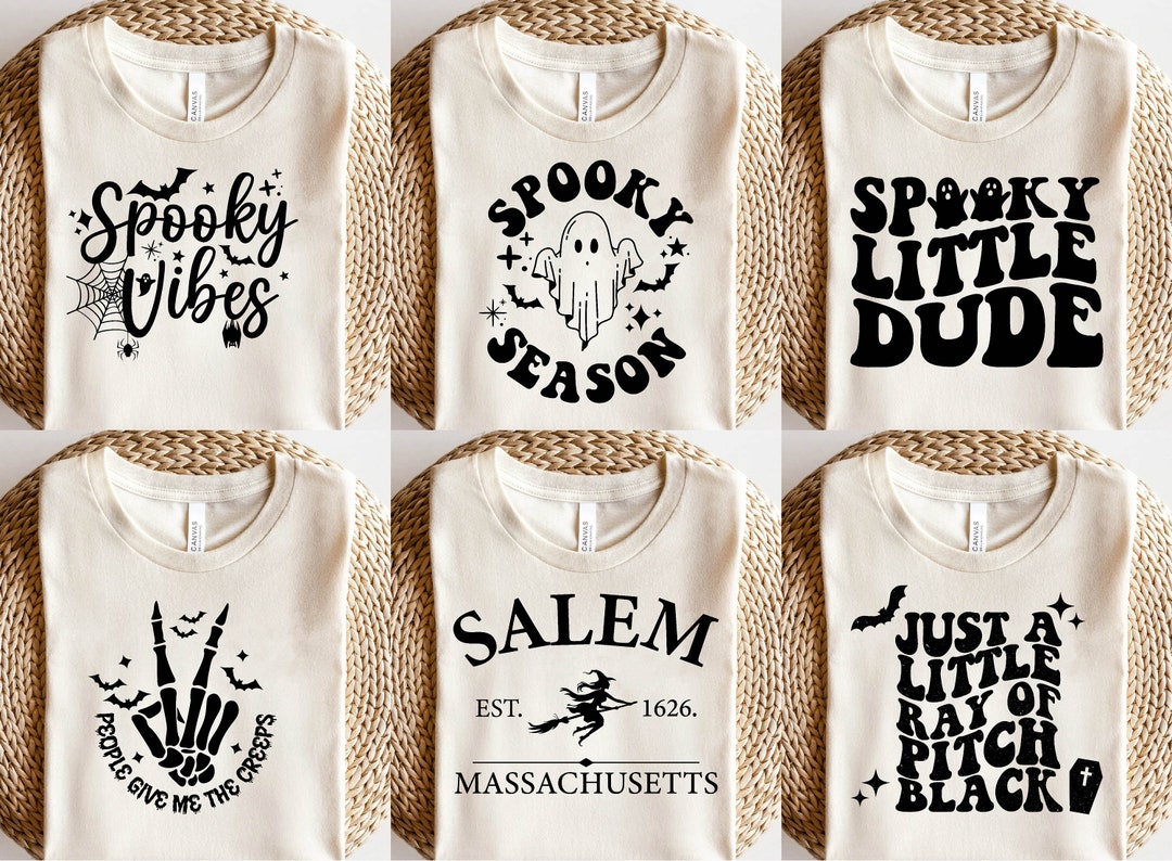 Halloween Svg Bundle, Ghost Vibes Svg, Spooky Svg, Halloween Svg ...