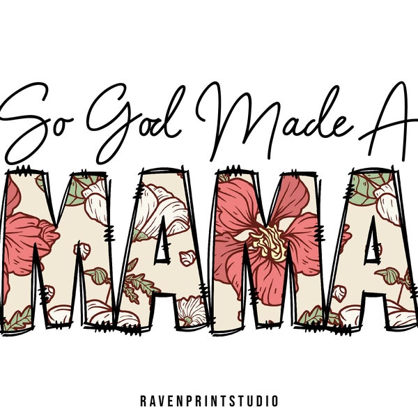 God Made Mama Png - Etsy