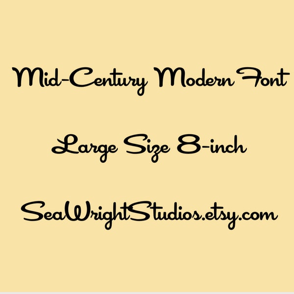 Mid Century Modern House Numbers - Etsy