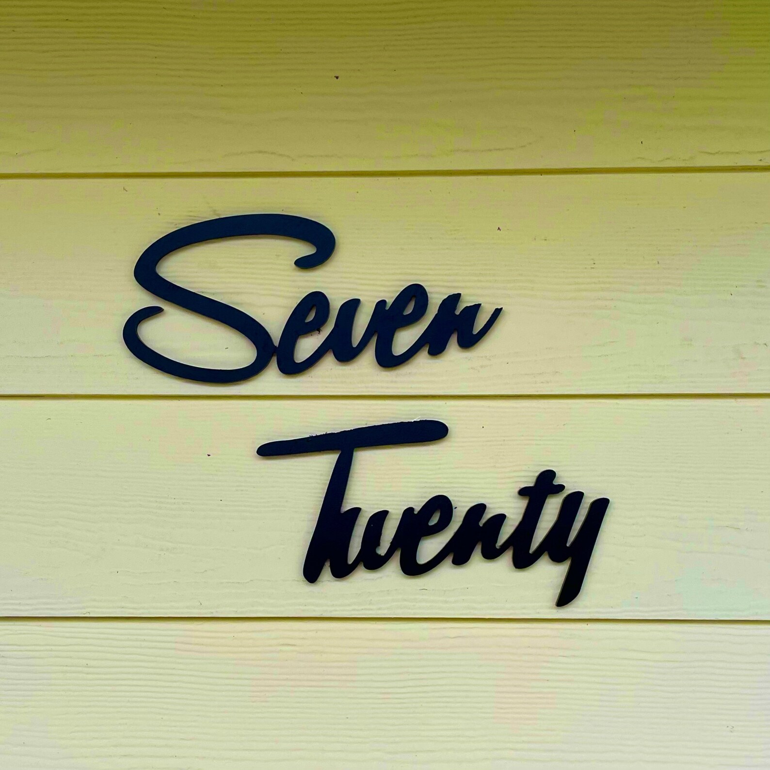 Mid-century Modern House Numbers Retro Cursive Swing Italic Font ...