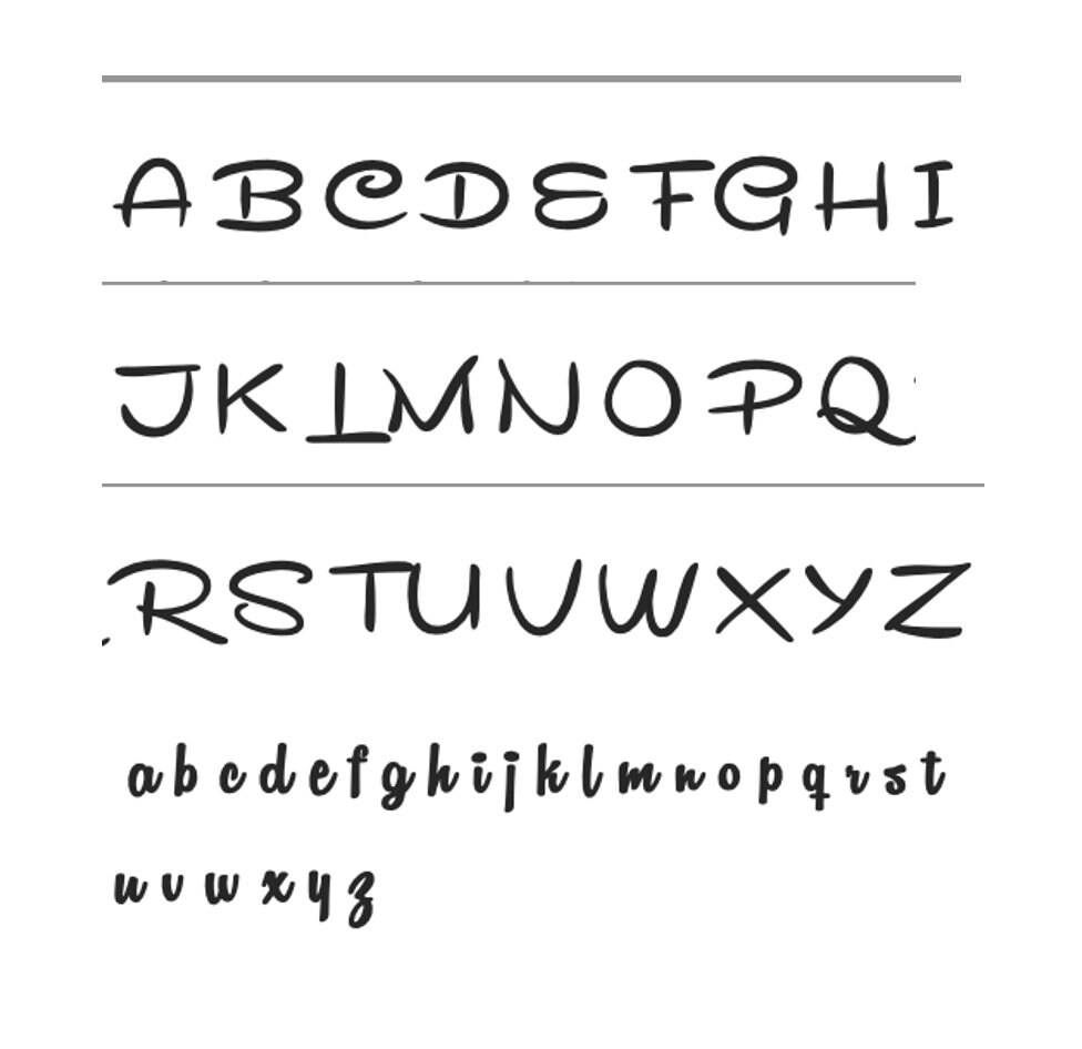 House Numbers Mid-century Modern / Retro Cursive SW Swing Italic Font ...