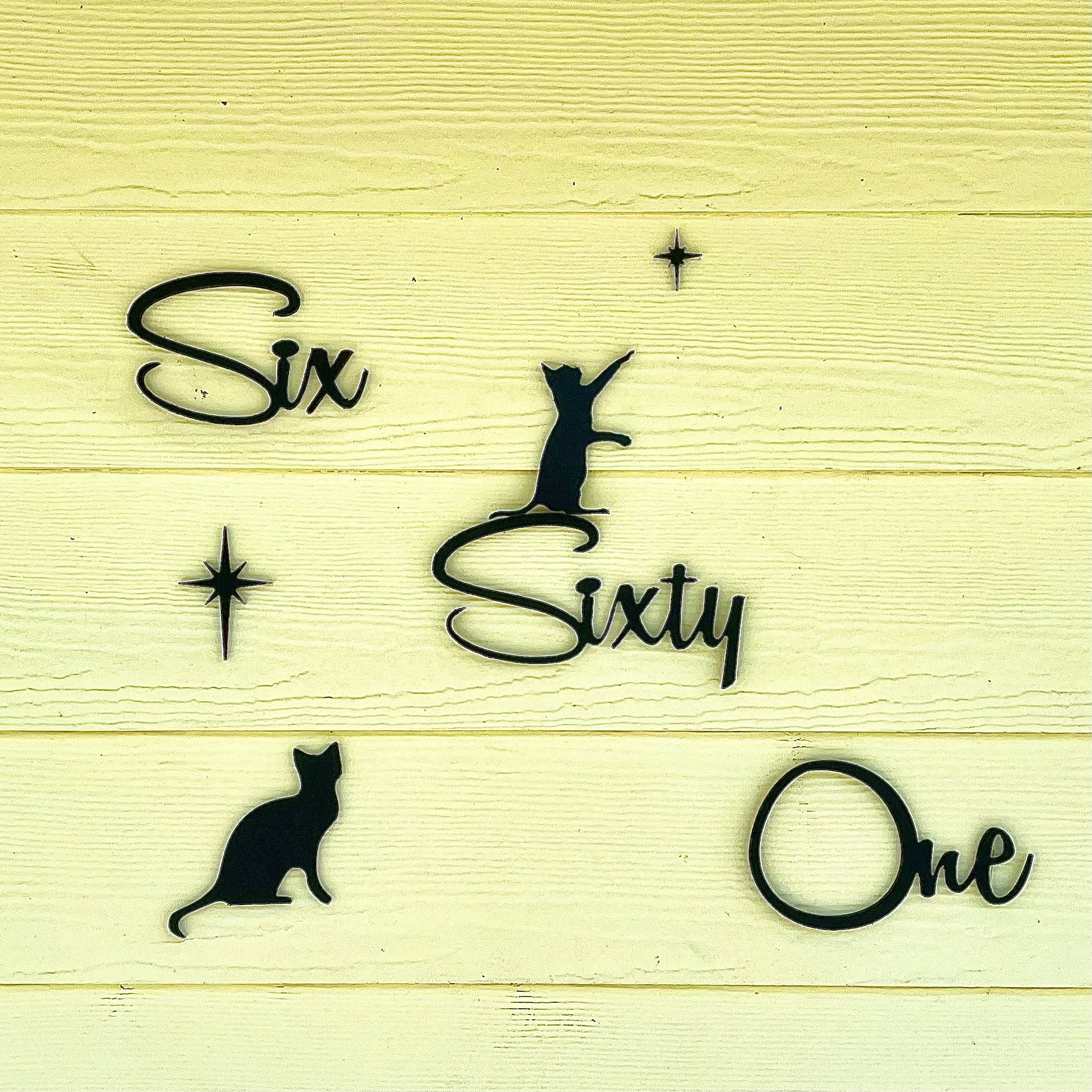 Mid-century Modern House Numbers Retro Cursive Swing Italic Font ...