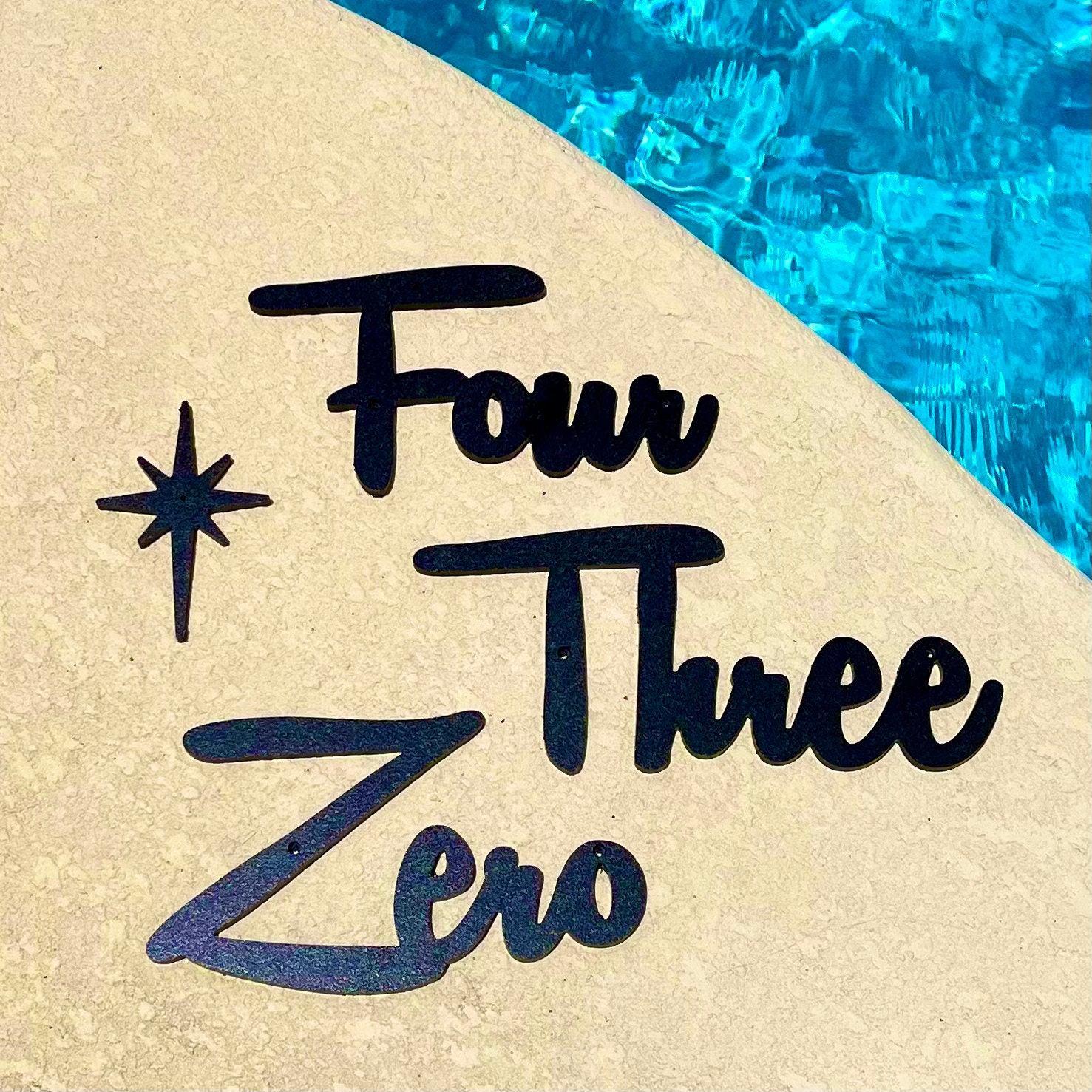 LARGE 8-INCH "sw Zorro" Script Font. House Numbers, Addresses, Names ...