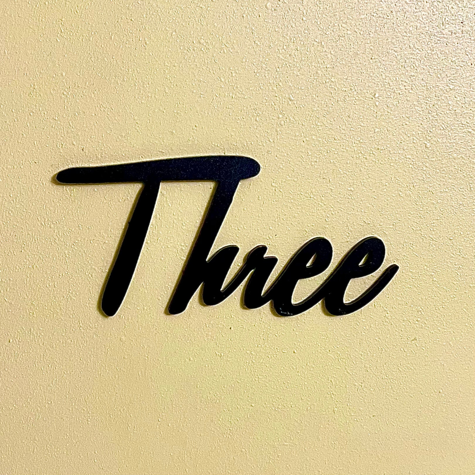 LARGE House Numbers Mid-century Modern / Retro Cursive Swing Italic ...