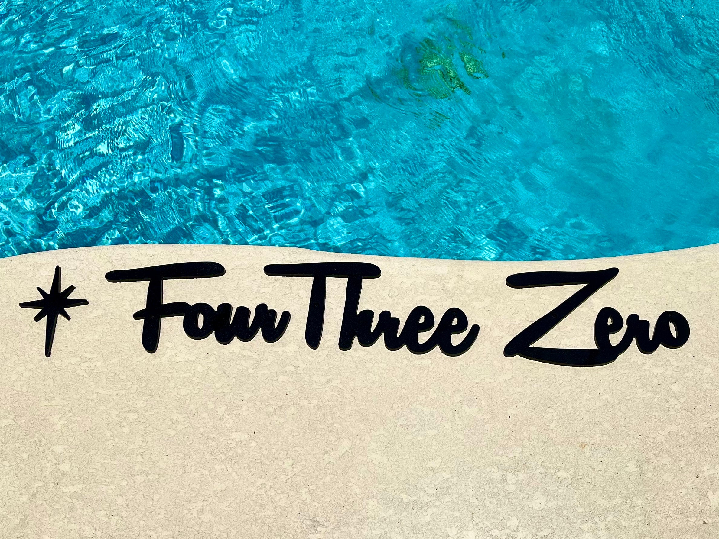 LARGE 8-INCH "sw Zorro" Script Font. House Numbers, Addresses, Names ...