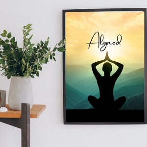 Aligned Wall Art- Digital Download Art- Spiritual Printable Wall Art ...