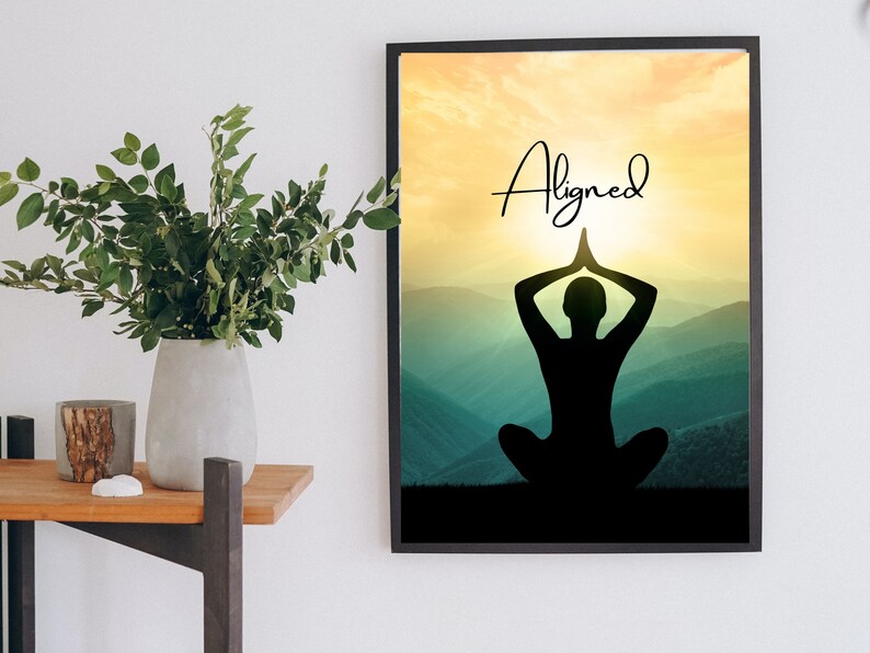 Aligned Wall Art- Digital Download Art- Spiritual Printable Wall Art ...