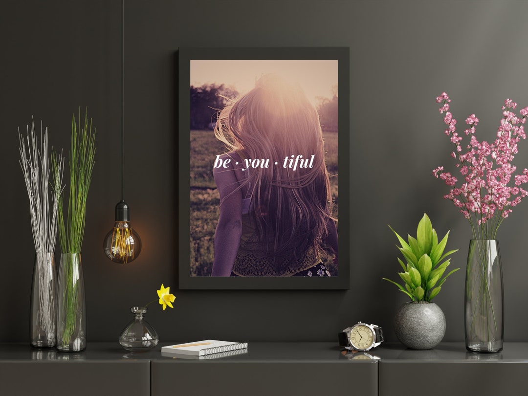 Be-you-tiful Digital Print Printable Wall Art digital Wall - Etsy