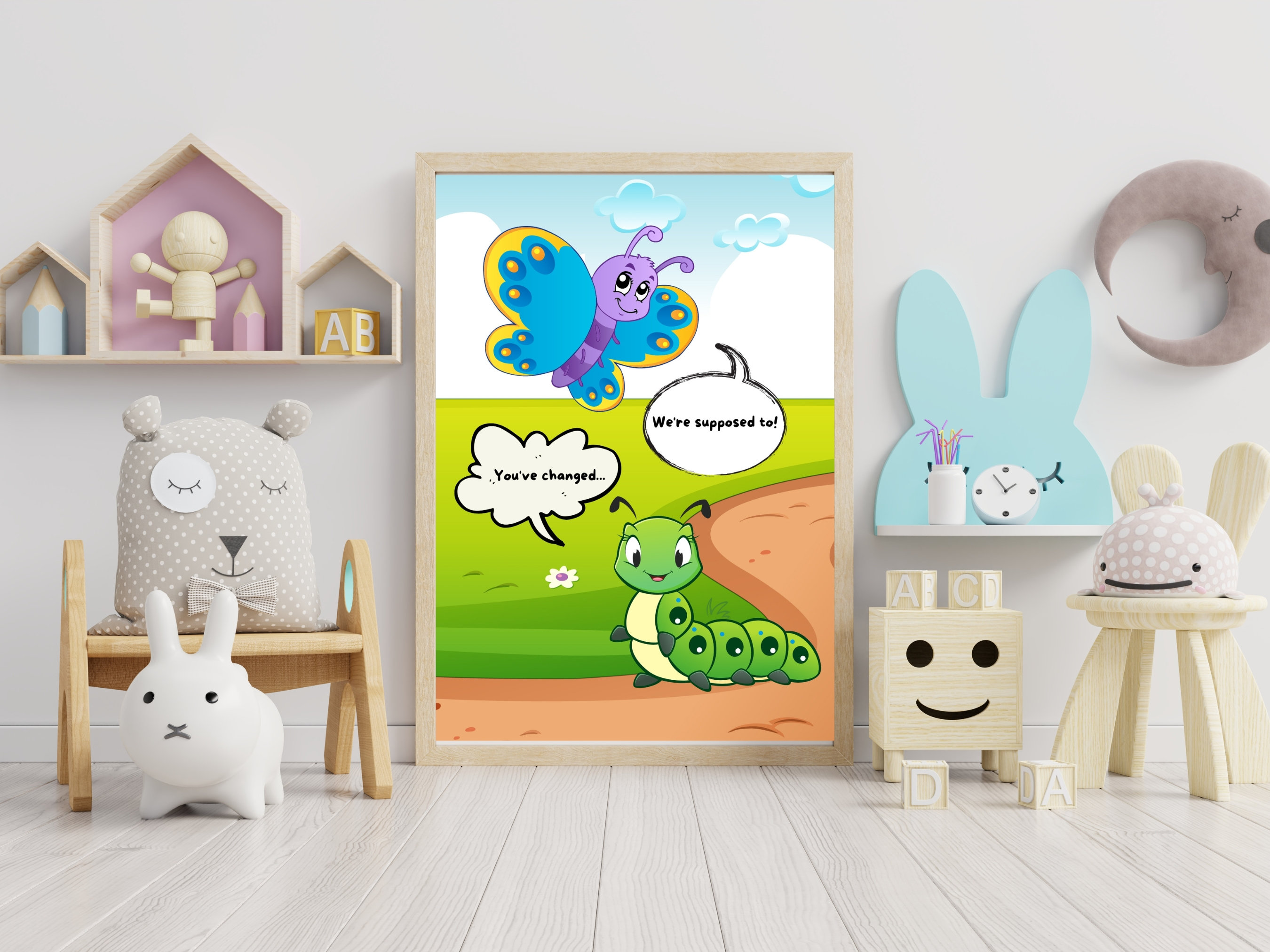 You've Changed...we're Supposed to Inspirational Wall Art , Digital ...