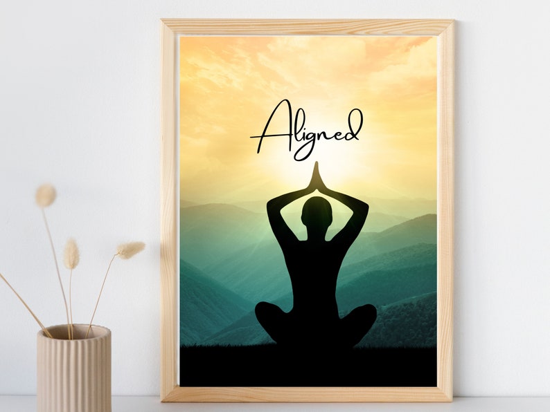 Aligned Wall Art- Digital Download Art- Spiritual Printable Wall Art ...