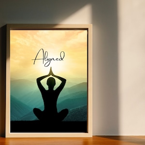 Aligned Wall Art- Digital Download Art- Spiritual Printable Wall Art ...