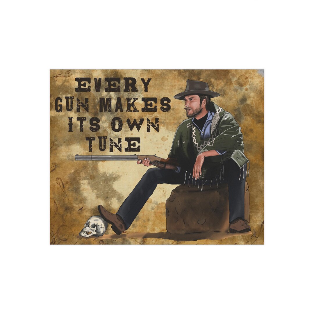 Clint Eastwood Cowboy Spaghetti Western the Man With No Name, Movie ...