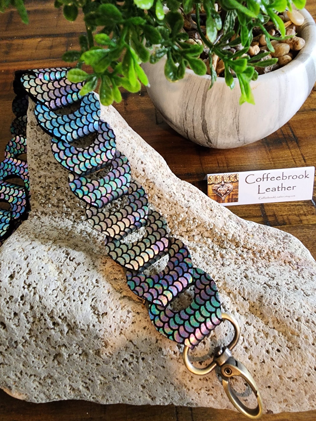 Beautiful Metallic Rainbow Colors on Black Suede. Purse Straps ...