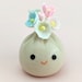 Cute Handmade Ceramic Dumpling. Happy Soup Dumpling. Adorable Gyoza ...