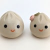 Cute Handmade Ceramic Dumpling. Happy Soup Dumpling. Adorable Gyoza ...