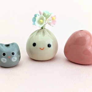 Cute Handmade Ceramic Dumpling Vase. Baby Shower Favor. Gender Reveal ...