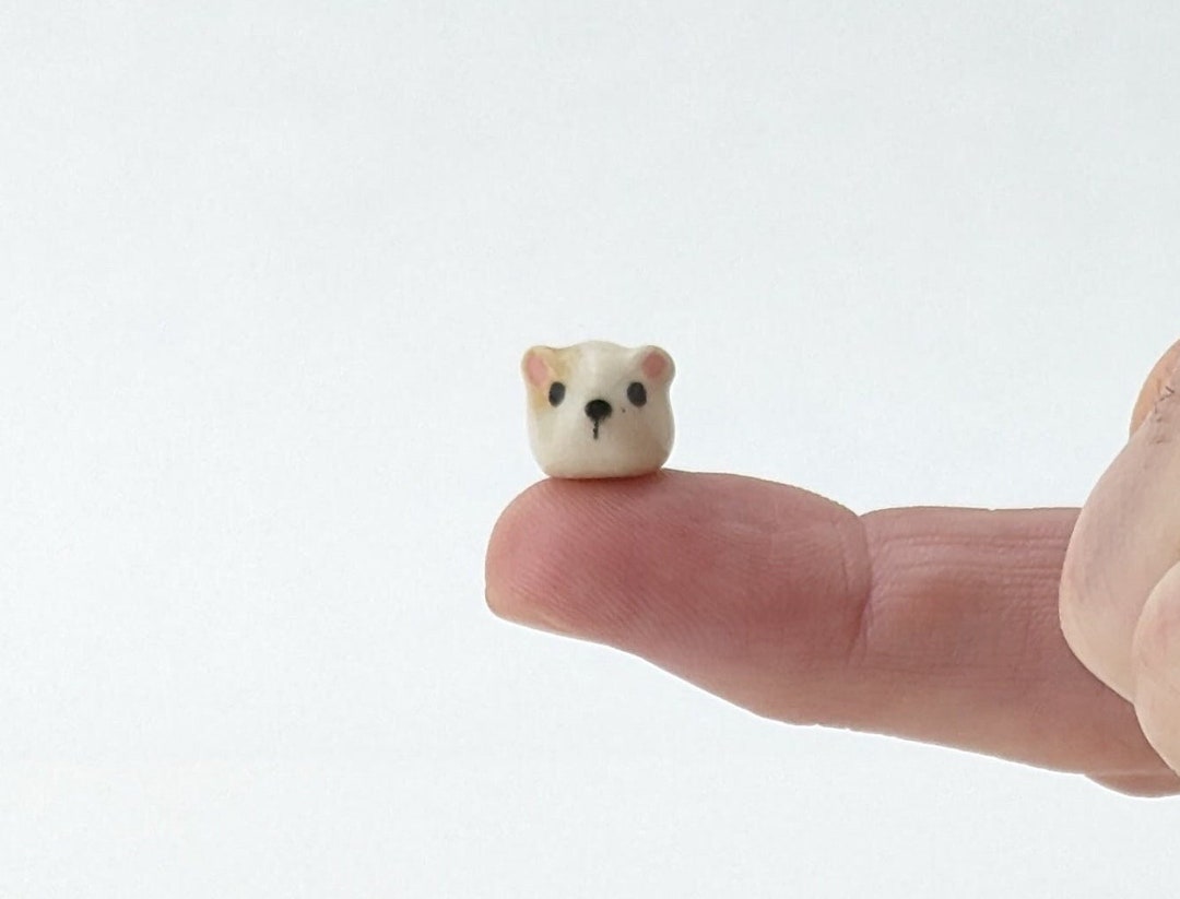 Cute Handmade Ceramic Hamster Figurine. Fight Hunger With Tiny Hamster ...