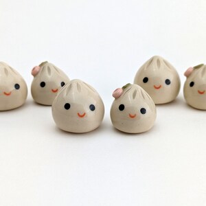 Cute Handmade Ceramic Dumplings, Set of 2. Happy Soup Dumplings. Foodie ...