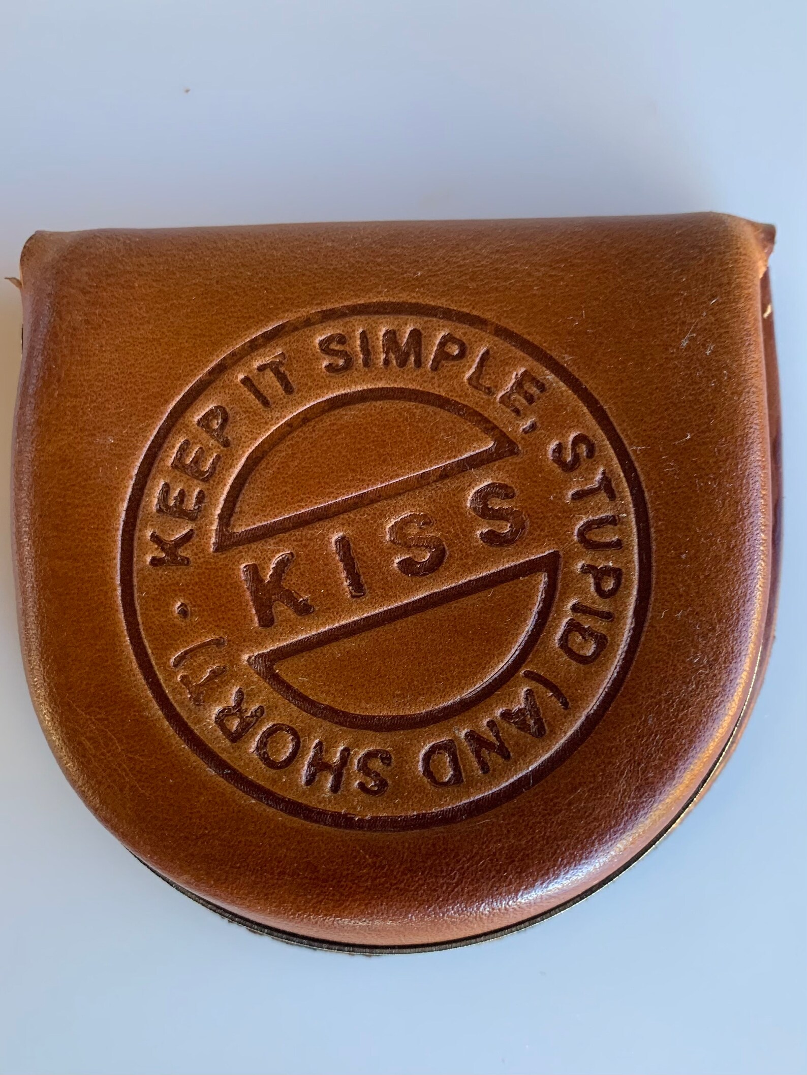 Sobriety Token Holder: Handcrafted Leather Coin Case - Etsy