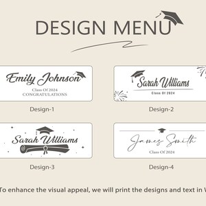 Personalized Desk Name Sign With Base, Graduation Gift, Graduation Desk ...