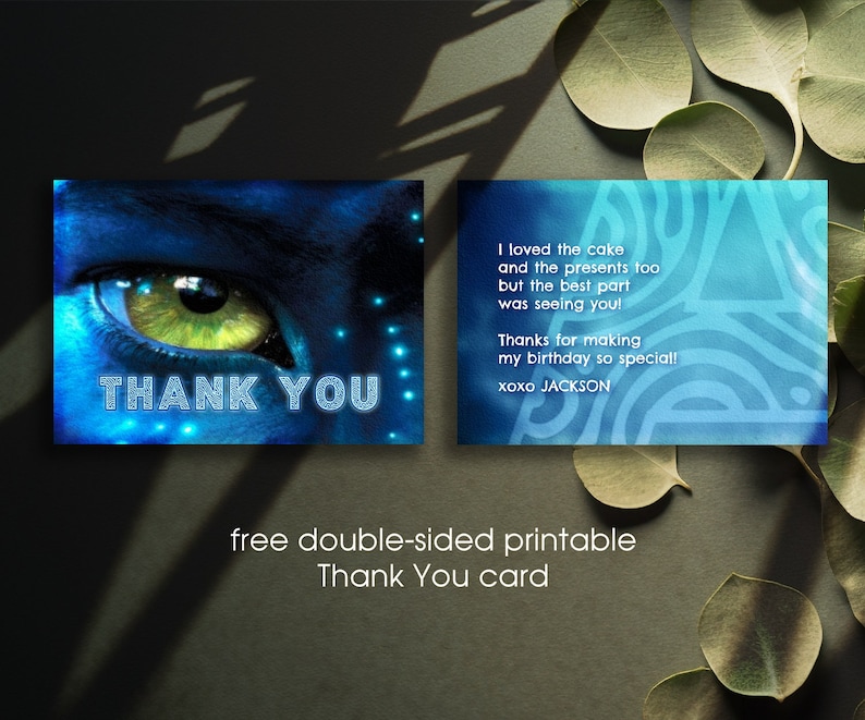 I See You Birthday Invite Template, , Avatar 2 Invite, Printable Avatar ...