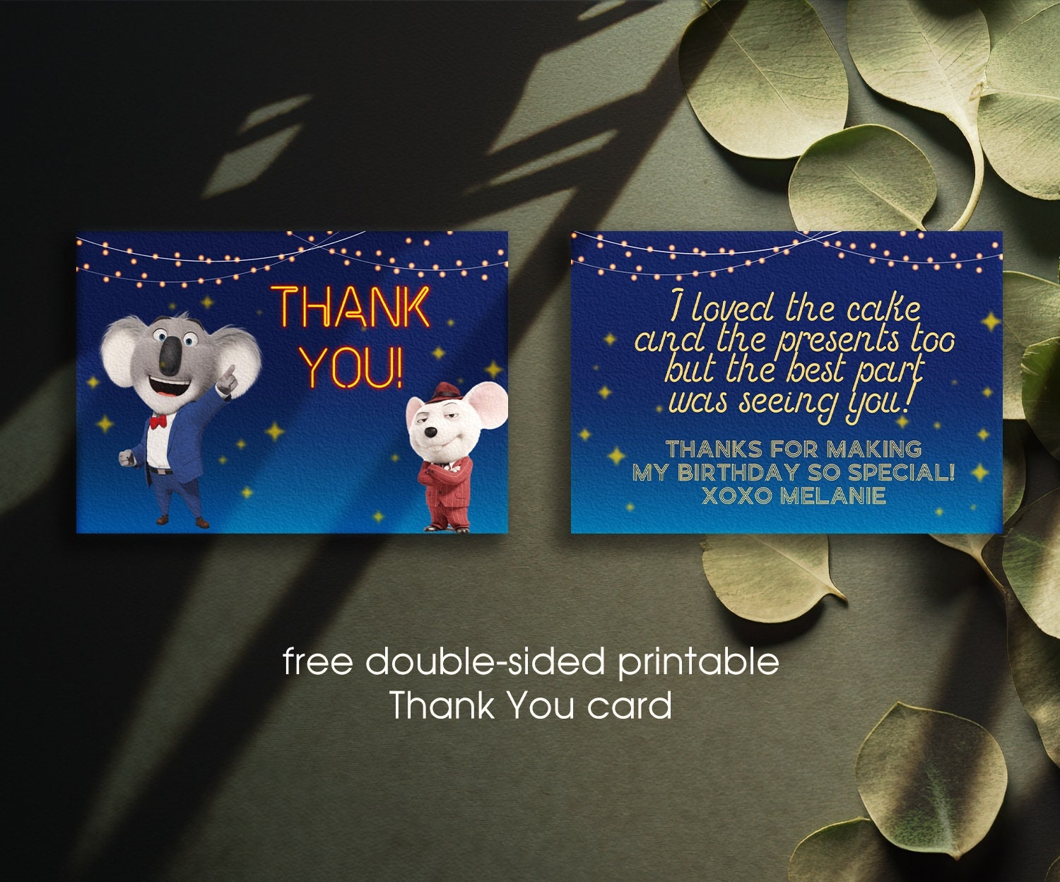 Editable Singer Invitation Printable Sing 2 Birthday - Etsy