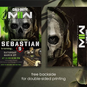 Printable Editable Invite, Gamer Birthday Invitation, Video Game Party ...