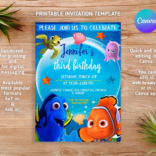 Nemo Birthday - Etsy