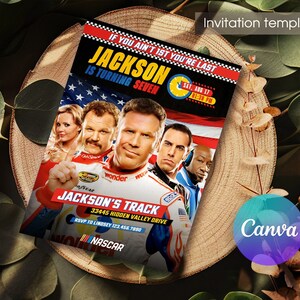 Nascar Party, Shake N Bake Birthday, Ricky Bobby, Boy Racing Invitation ...