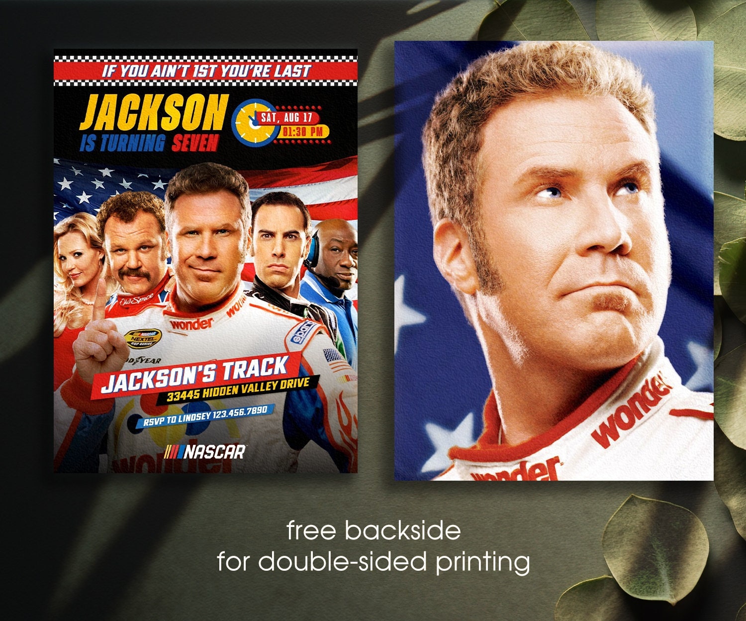 Nascar Party, Shake N Bake Birthday, Ricky Bobby, Boy Racing Invitation ...