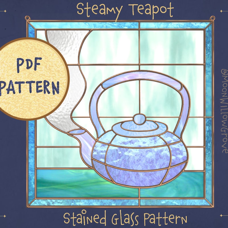 Stained Glass Teapot - Etsy